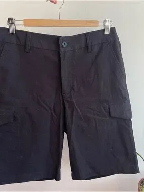Shorts | Mens Black Cargo Shorts 32 | Poshmark